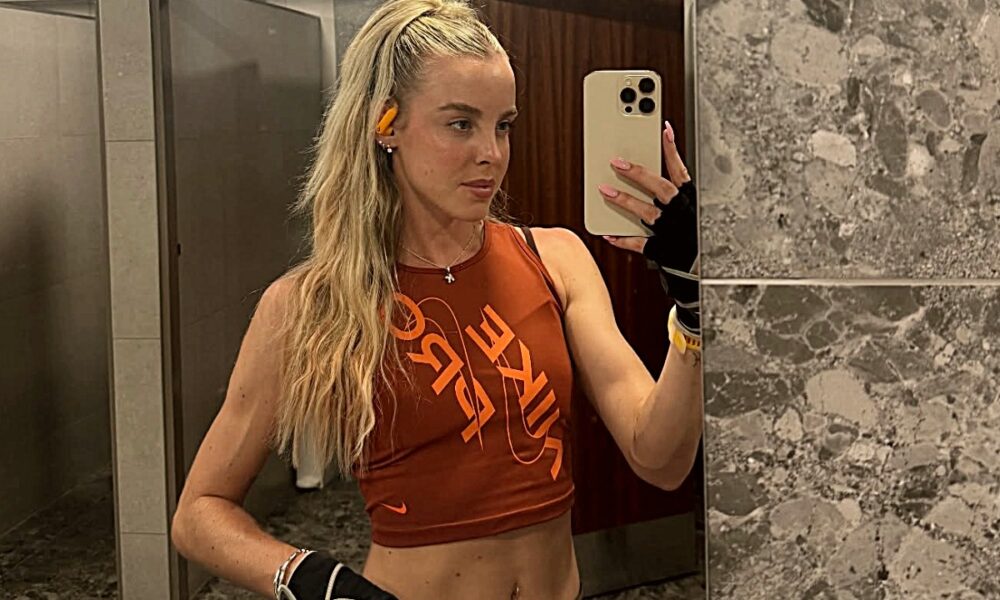 Olympic Star Keely Hodgkinson Shows Off Sculpted Abs in Striking Post ...
