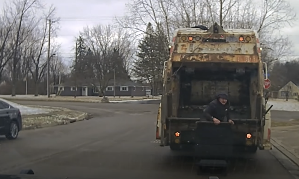 Shocked Garbage Collector Finds Suspect Hiding In Trash Bin In Ohio