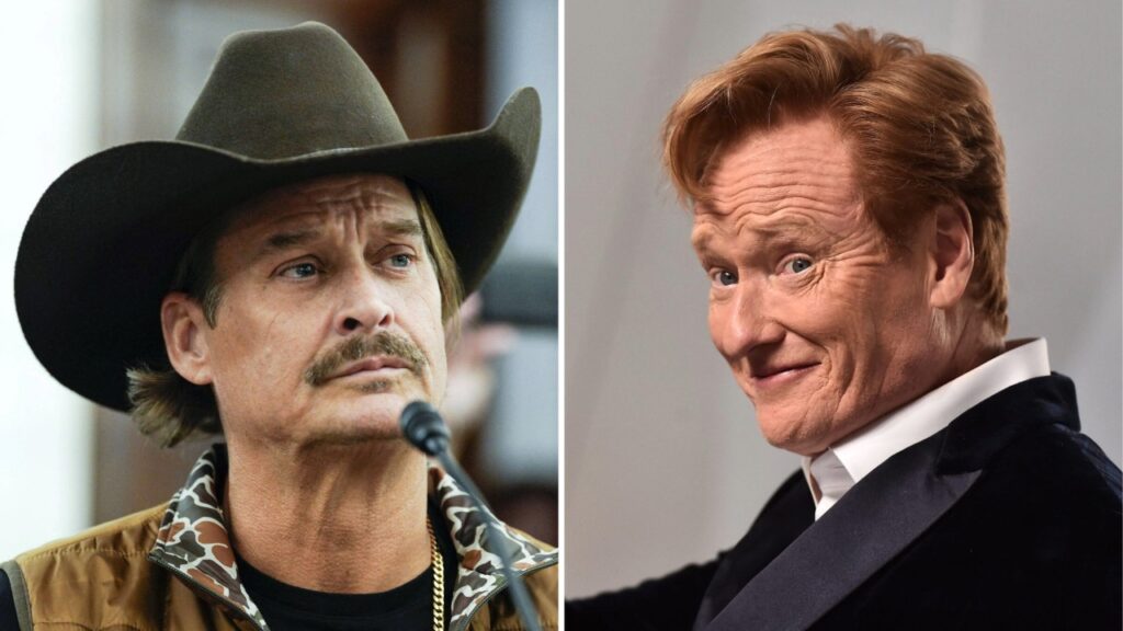 Kid Rock Hits Back at Conan O’Brien Over Turning Point Halftime Show Dig
